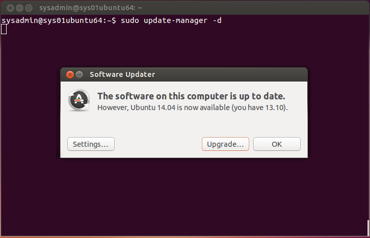 Upgrade From Ubuntu 13.10 To 14.04 LTS - Ubuntu Free
