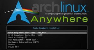 arch anywhere iso lets you install a fully custom arch linux system in ...