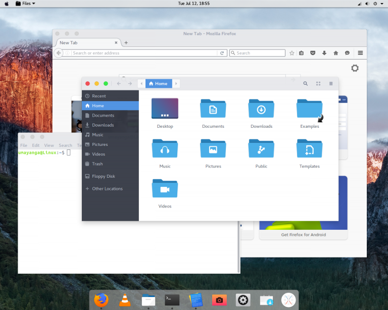 Download Apple Arc OSX Theme for Ubuntu