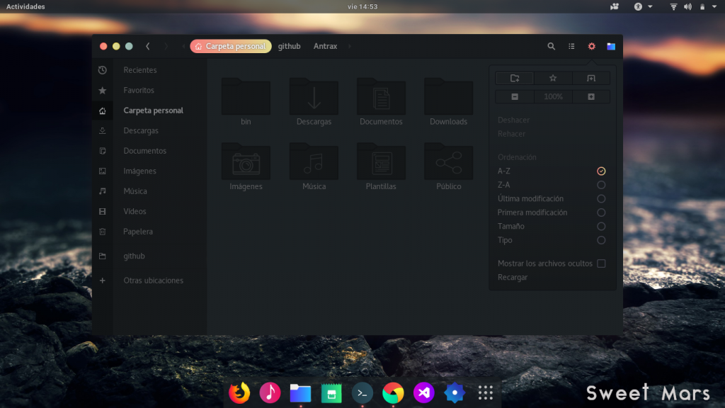 Download Sweet Theme for Ubuntu - Color & Futuristic