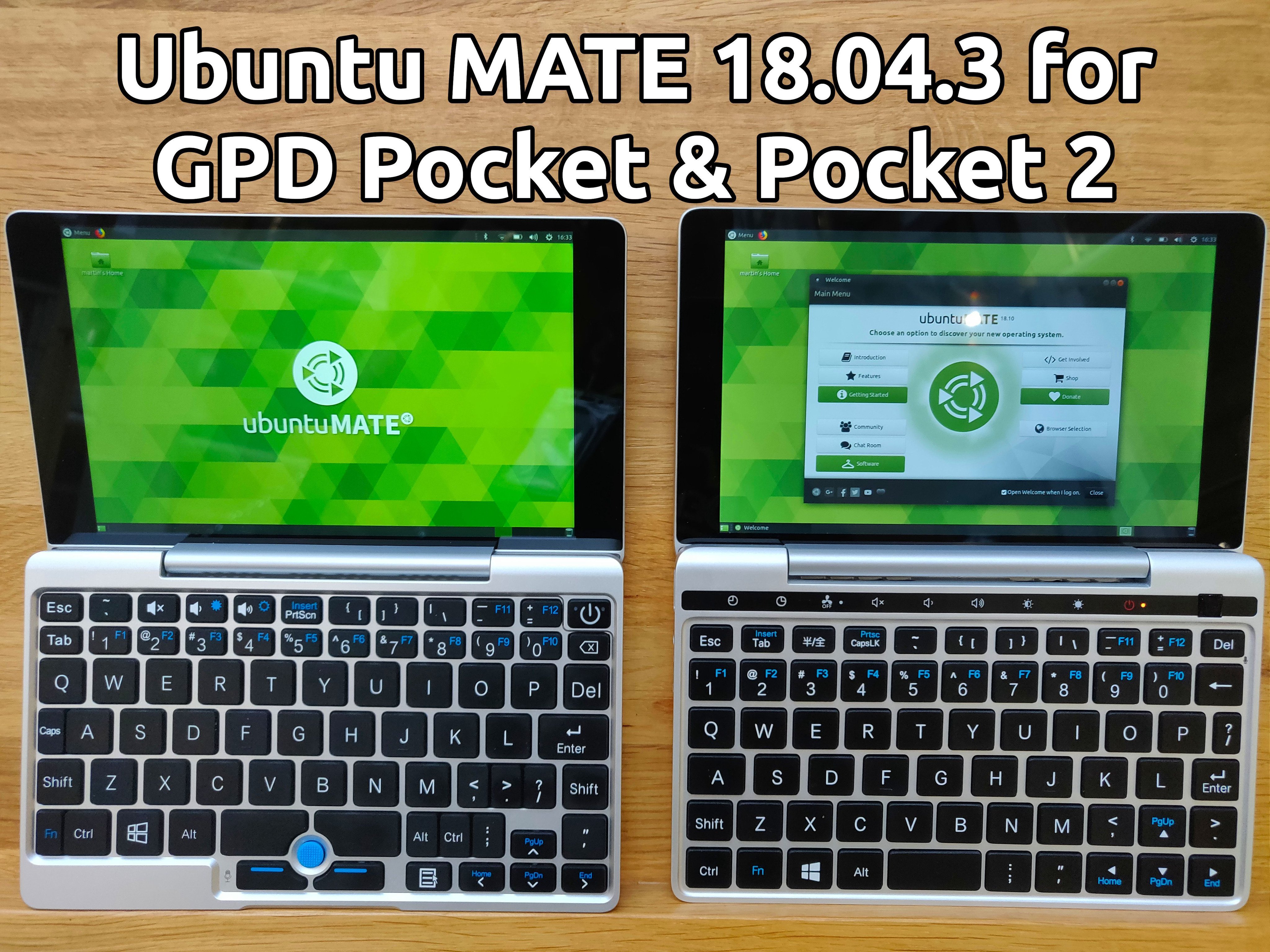 Ubuntu MATE 18 04 3 LTS Released For GPD Pocket Ubuntu MATE 19 04 For 