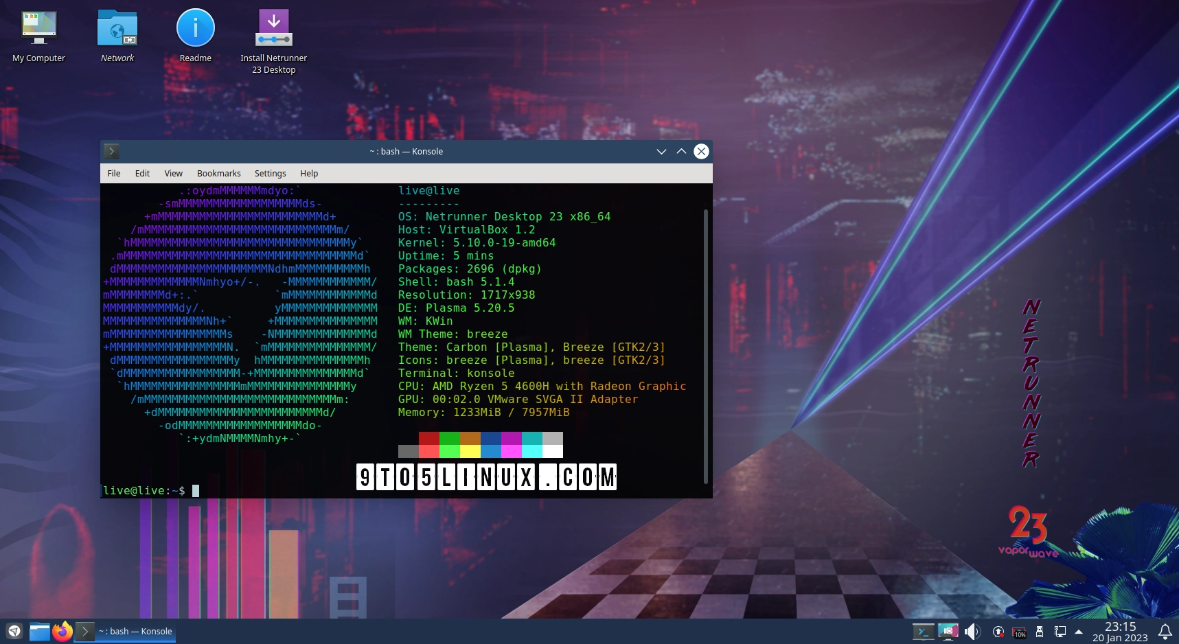Netrunner OS 23 “Vaporwave” Launches Based on Debian GNU/Linux 11 "Bullseye" - 9to5Linux ...