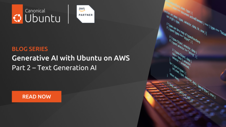 Generative AI with Ubuntu on AWS. Part II: Text generation Image ...