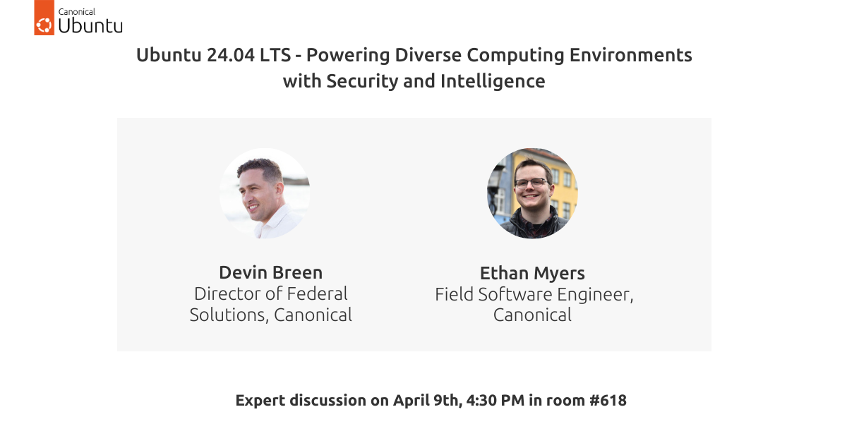 Meet our Federal team at NLIT 2024 | Ubuntu - Ubuntu Free