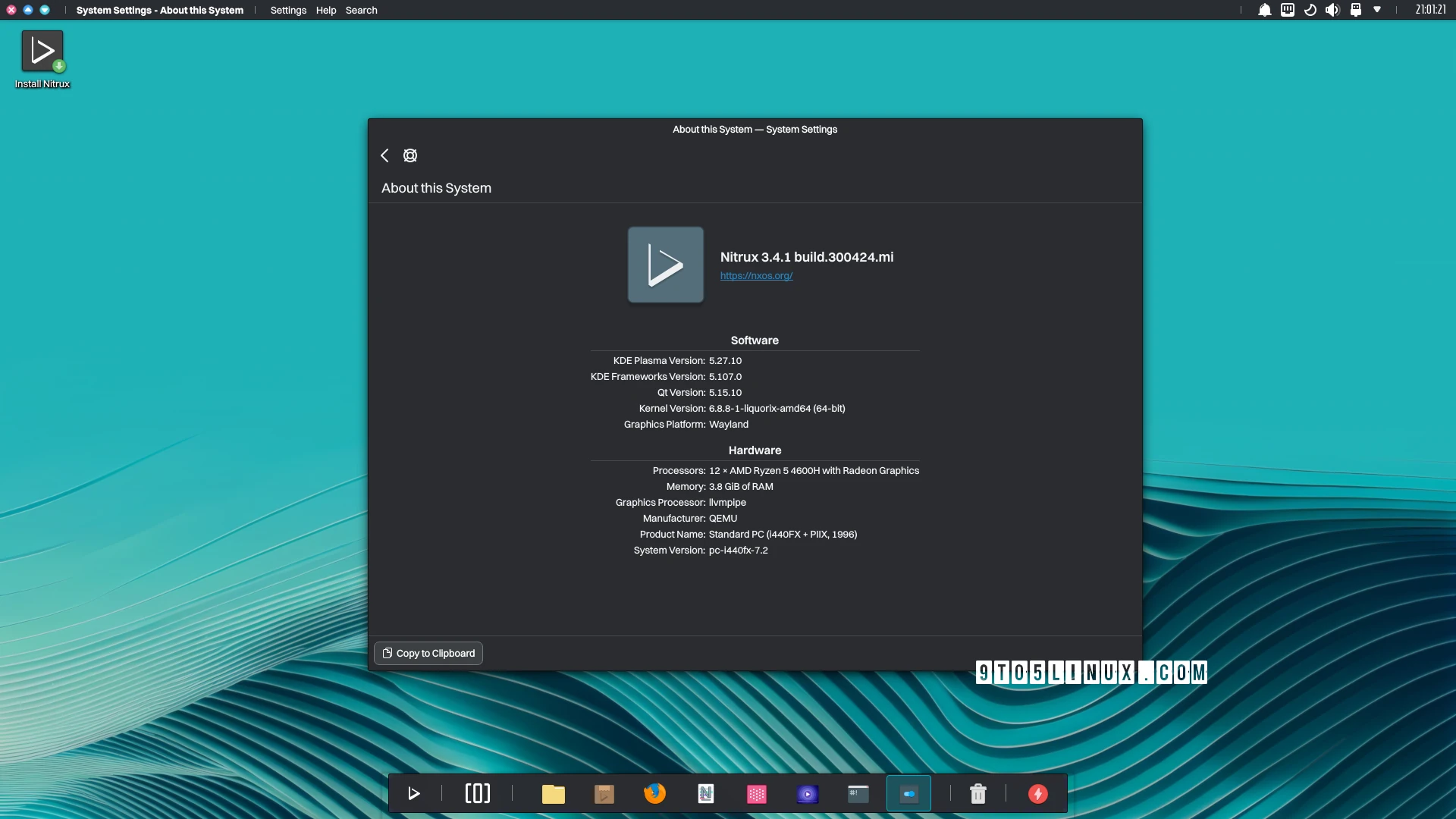 Nitrux 3.4.1 Released with Linux Kernel 6.8, Gamescope, OpenRazer, and More - 9to5Linux - Ubuntu ...