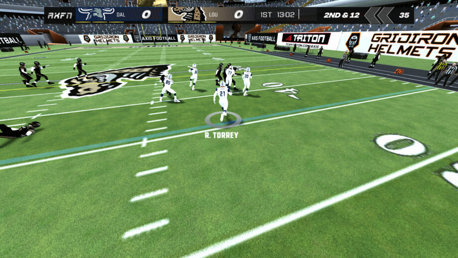 Axis football 2024 screenshot Image | 9 Best Sports games on Ubuntu in 2025