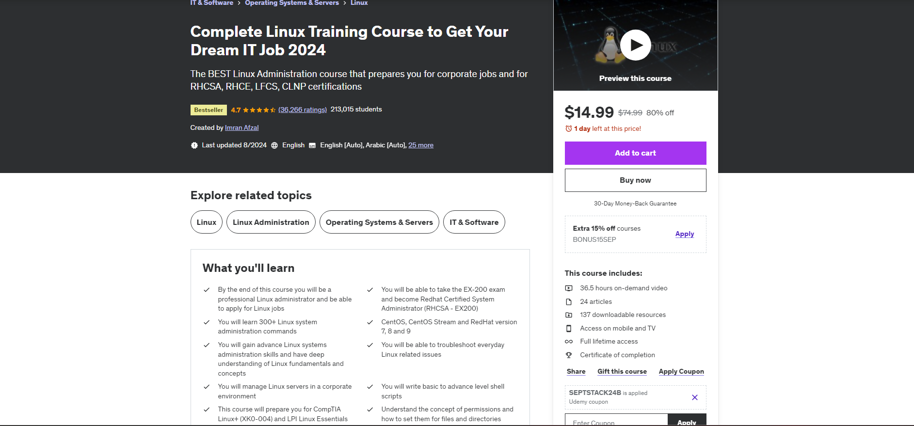 Top 5 Linux Courses on Udemy with Certificates that will change your ...