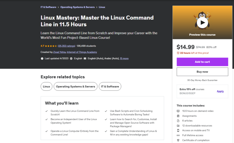 Top 5 Linux Courses on Udemy with Certificates that will change your ...