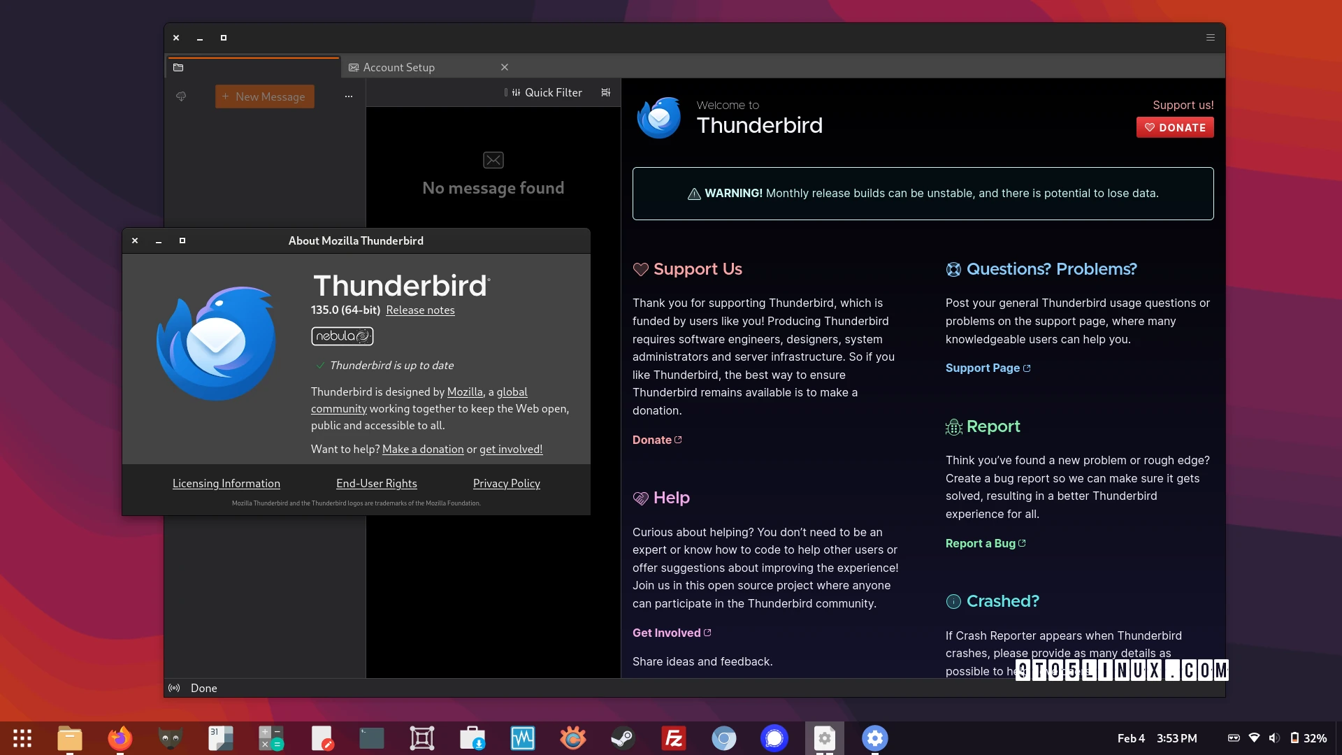 Mozilla Thunderbird 135 Released with XZ Packaging for Linux Binaries - 9to5Linux - Ubuntu Free